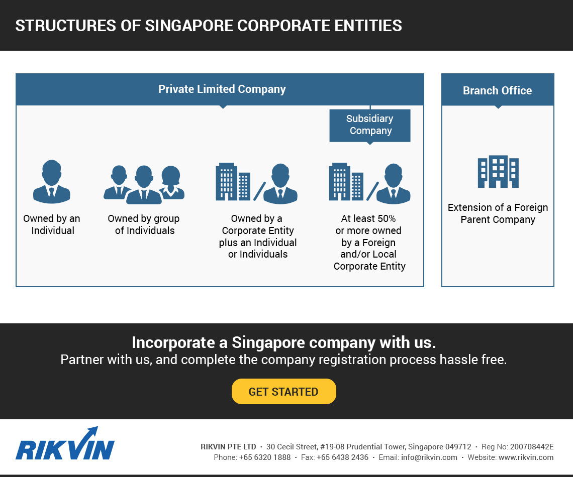 Infographic: Structures of Singapore Corporate Entities - Rikvin Pte Ltd